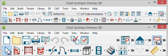 Changing the Toolbar Button Size in Chief Architect and Home Designer Changing the Toolbar Button Size in Chief Architect and Home Designer